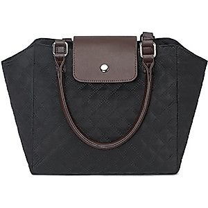 Lunch Bags for Women Insulated Lunch Tote Fashionable Large Lunch Cooler Bag Reusable Wide-Open Lunch Box for Work Shopping Picnic Hiking