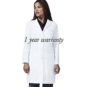 Estie Classic Fit Women's Lab Coat-White-22