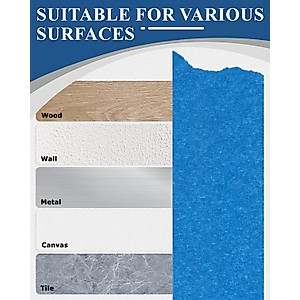 WeLiu Painters Tape 6 Rolls (990 Ft) Masking Tape, Blue Painter’s Tape for Home Office School, DIY Crafts, Labeling, Edge Finishing, 2 Inches x 55 Yards