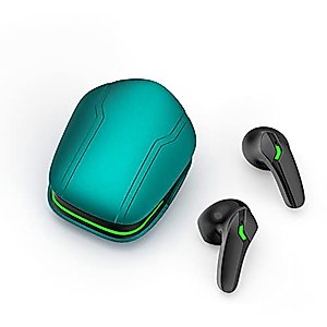 ZBC Earbuds Wireless Bluetooth in-Ear Headphones with 4 Microphones ENC Noise Cancelling Clear Calls Wireless Ear Buds 30H Playback IPX5 Waterproof Sports Stereo Earphones for iPhone Android (Green)