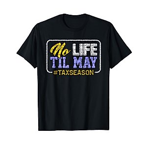 Tax Season Cute Accountant CPA Bookkeeper Funny Gift T Shirt T-Shirt