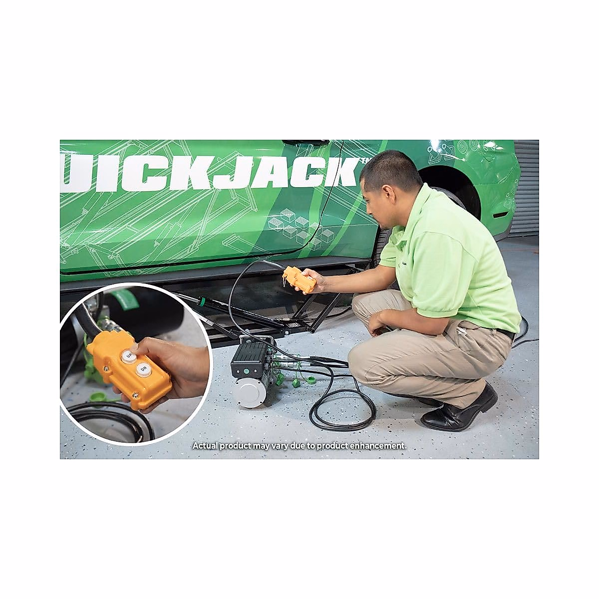 Official QuickJack 5000TL – ALI Certified, 5,000 lb Capacity Portable Car Lift with 110V Power Unit for Home, Garage, Shop, or Mechanic Use