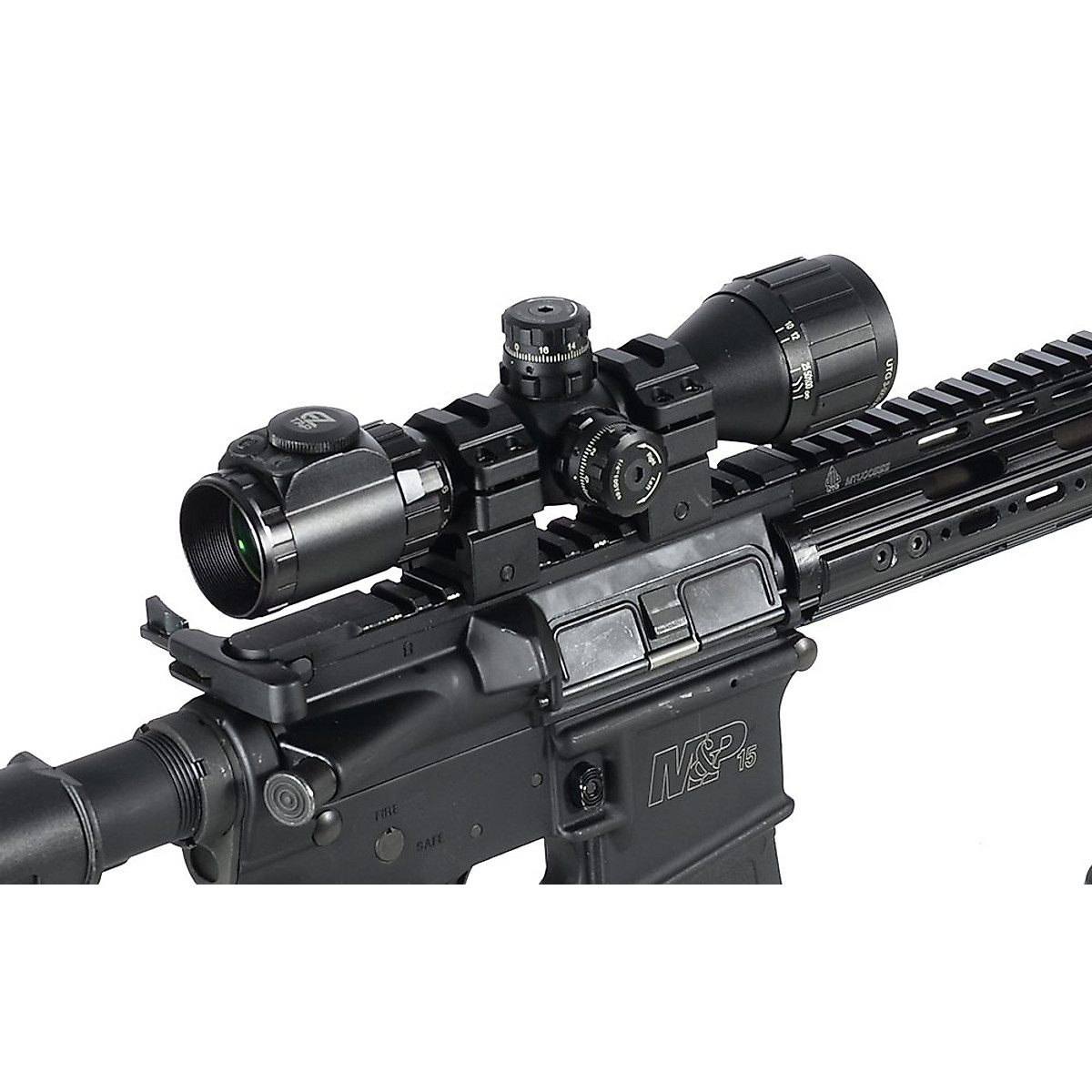 UTG 3-9X32 1" BugBuster Scope, AO, 36-color Mil-dot, Rings , Black