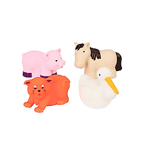 Battat – Assorted Bath Toys – 9Pcs Animal Squirters – Water Squirt Toys – Bath & Pool – 10 Months + – Bath Buddies (9Pcs)