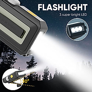 Emergency Hand Crank Radio, Portable AM/FM NOAA Weather Radio with 4000mAh Power Bank & Flashlight,Solar Charging, SOS Alarm for Outdoor, Emergency and Hurricane Supplies