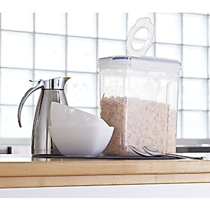 Addis Clip & Close Cereal Container 4L, Unique, Transparent