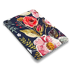 Cute Poppy Kawaii Painted Flowers case Compatible with iPad Mini Air Pro 7.9 8.3 9.7 10.2 10.9 11 12.9 inch Pattern Cover New 2022 2021 Trifold Stand 3 4 5 6 7 8 9 Generation 02 (10.9" Air 4)