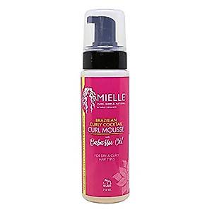 Mielle Organics Brazilian Curly Cocktail Curl Mousse With Babassu Oil 7.5Oz (Pack of 3)