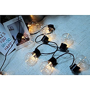 balacoo LED Globe Balls String Lights: Clear Crystal Ball Fairy Lights Indoor Outdoor Decorative Christmas Tree Lights 10LED for Garden Patio Yard Home Parties