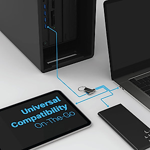 USB C and USB 3.0 Waterproof 32GB Flash Drive – 2 in 1 Type C USB with Ultra-Fast Transfer Speed – Dynon Metrics Machined Alloy Casing OTG Memory Stick – for iPad, Android, MacBook, PC, iPhone 15
