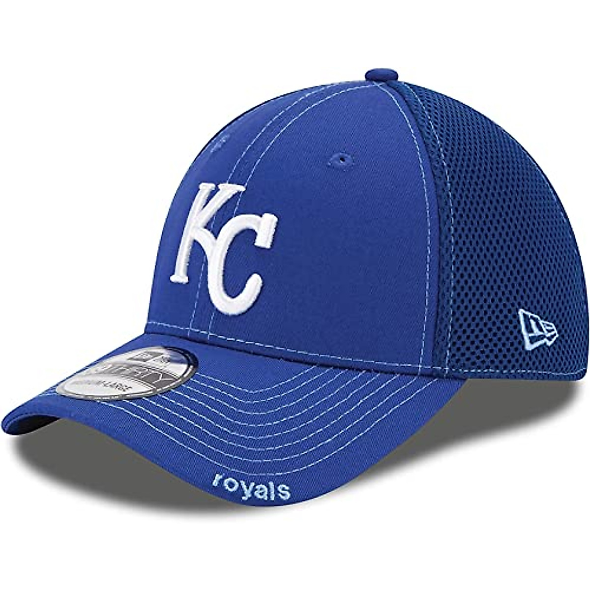 New Era MLB Neo Team Color 39Thirty Stretch Flex Fit Hat Cap (as1, Alpha, l, x_l, Kansas City Royals)