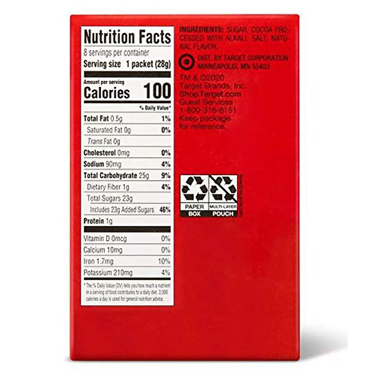 Good & Gather Peppermint Hot Cocoa Mix! Peppermint Flavored Hot Cocoa! Made With Premium Cocoa For A Rich And Satisfying Taste! Choose Your Flavor! (2 Pack Peppermint)