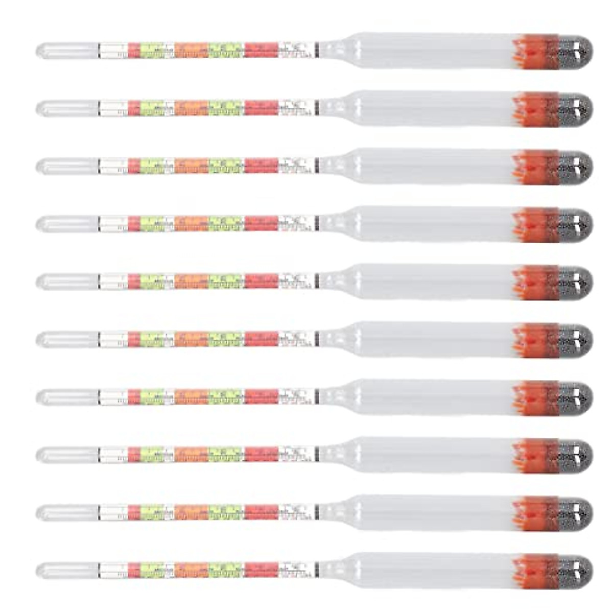 Hydrometer Tool, Easy Reading Beer Meter Glass High Accuracy Wide Application for Office