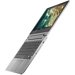 Lenovo 2022 Chromebook Flex 3, 2-in-1 11.6" HD Touchscreen for Business and Student Laptop, MediaTek MT8173C CPU, 4GB LPDDR3, 32GB eMMC, PowerVR Graphics, Webcam, Chrome OS, Grey, 128GB USB Card