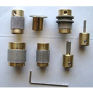 Stained Glass Grinder Head Bit 7 Sizes Quality Brass Core