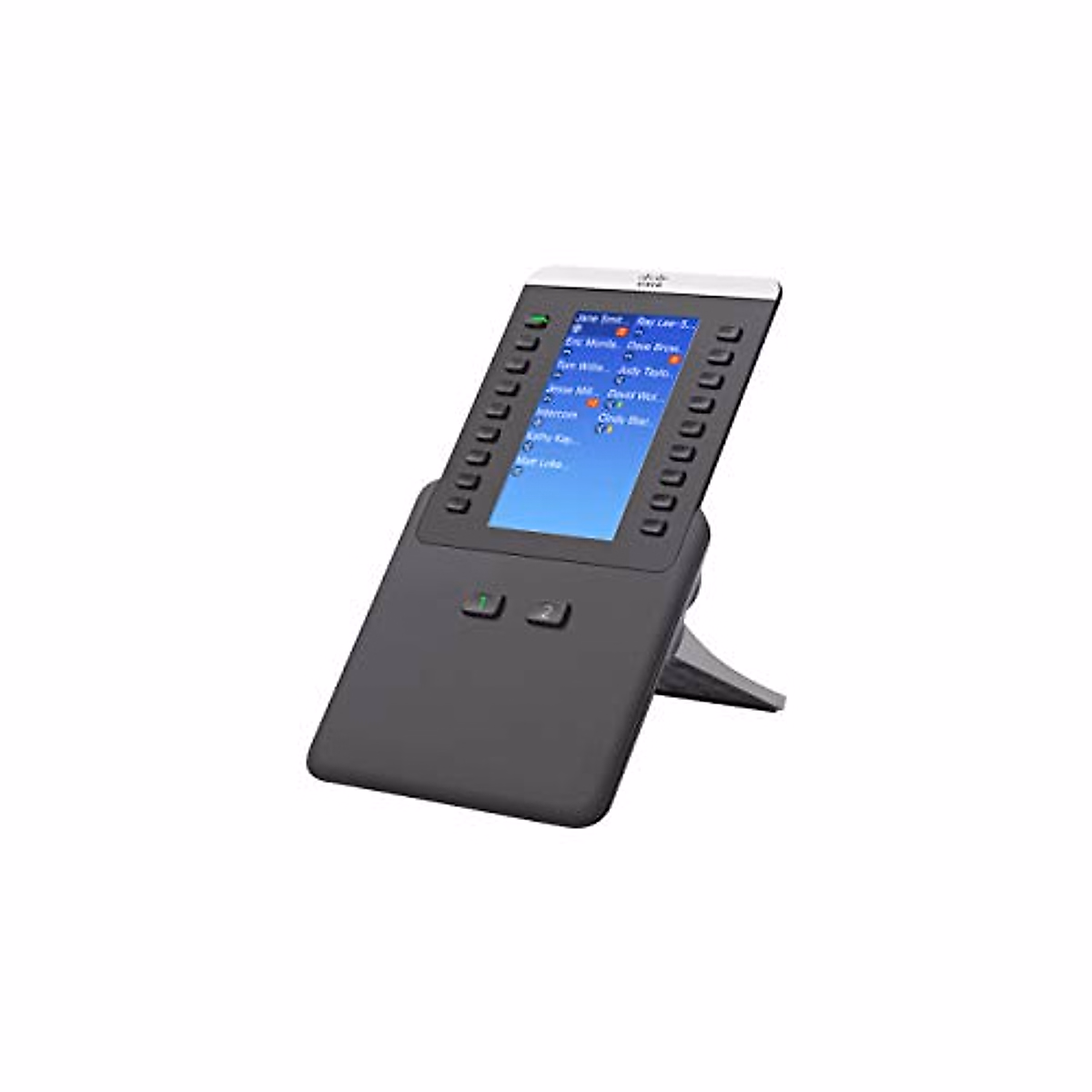 Cisco Remanufactured IP Phone 8800-V Video Key Expansion Module for VoIP Phones, Compatible with Cisco IP Phone 8865, Color LCD Display, 1-Year Limited Hardware Warranty (CP-8800-V-KEM-RF)