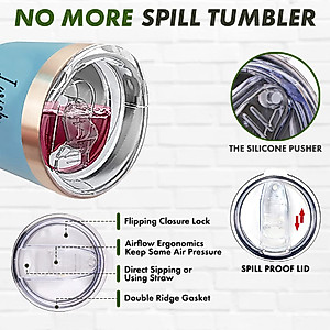 Bubble Hugs WItty Blue Wine Tumbler 12 Oz - I Wish You Lived Next Door Funny Mug for Bestfriend