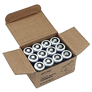 NASTIMA 12 Pack CR123A Battery, 3V Lithium Battery 1600mAh for Flashlight, Intelligent Instrumentation, Alarm Systems