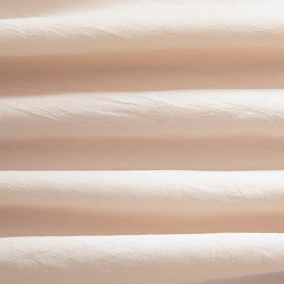 Beige Duvet Cover Queen, 100% Washed Microfiber 3 Pieces Solid Casual Beige Bedding Set for Men and Women, with Zipper Closure, Luxury Ultra Soft Relaxed Feel Natural Wrinkled Comfy (Beige, Queen)