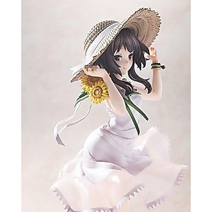 Kadokawa KonoSuba: Legend of Crimson: Megumin (Sunflower One-Piece Dress Version) PVC Figure, Multicolor