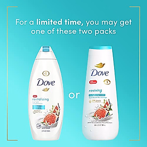 Dove Body Wash Reviving Blue Fig & Orange Blossom for Renewed, Healthy Looking Skin Gentle Skin Cleanser with 24hr Renewing MicroMoisture 20 oz