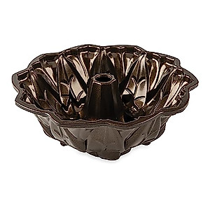 Nordic Ware Harvest Leaves Bundt Pan, Bronze