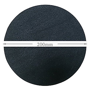 Wknoon Rose Gold and Eggshell Marble Mouse Pad Round Mouse Pads Cute Mat