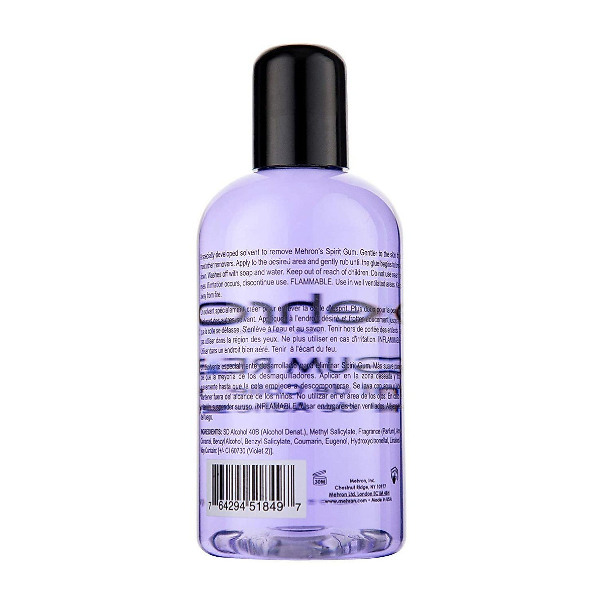 Mehron Makeup Spirit Gum Remover | SFX Makeup Remover | Spirit Gum Adhesive Remover 9 fl oz (266 ml)