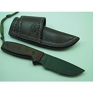 Leather Sheath for Rat 3 or Esse 3 Horizontal CrossDraw Made of 9 oz Leather. The Sheath is Dark Brown and can be Worn on The Left or Right Hand Side. Sheath Only.