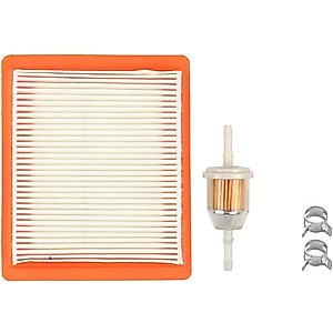 Hipa 14 083 15-S Air Filter with Fuel Filter for Kohler XT650 XT675 Toro 20370 22-inch Recycler Lawn Mower Lawn-Boy 10730 14 083 16-S
