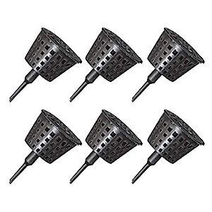 Hemoton 20pcs Bonsai Fertilizer Box Mini Automatic Planting Fertilizers Baskets Slow Release Fertilization Container for Bonsai Plant Food Pellet Flower Size L