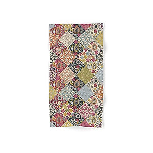 Society6 Konfer Patchwork by Sharon Turner Hand and Bath Towels - Set of 4 (2 Hand, 2 Bath) (Set of 4 (2 Hand, 2 Bath))