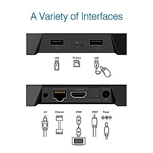 MXQ Android 7.1 TV Box Media Player Amlogic S905W Quard-core 1G+8G WiFi Ultra HD 4Kx2K up to 30fps 2.4GHz Smart OTT TV Box Vedio Player for Home Entertainment