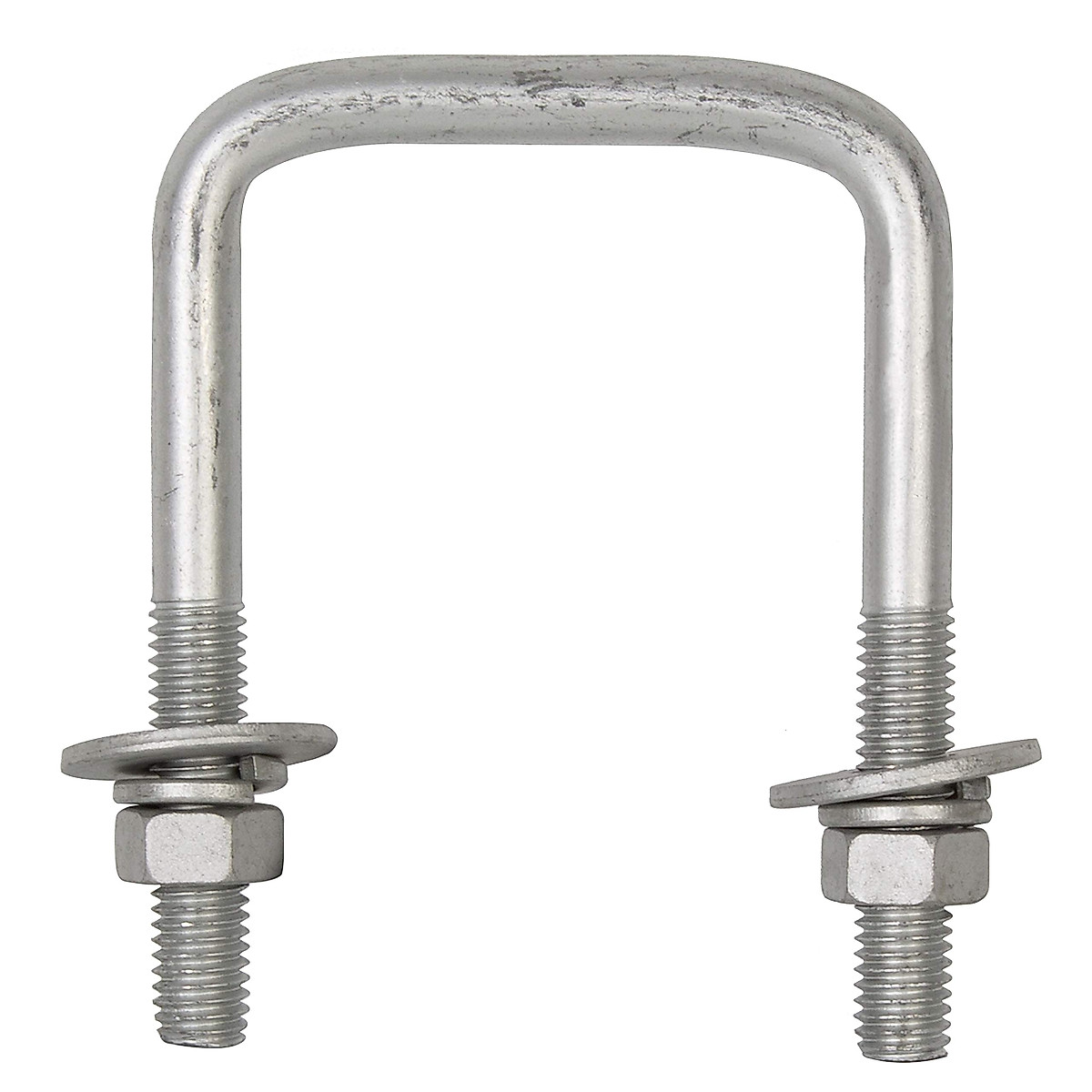 KUAFU Universal U-Bolts for Boat Trailer Square Steel 1/2" Dia X 3 1/16" X 4 5/16" 4Pcs