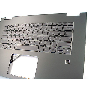 Genuine Parts for Lenovo Yoga 730-15IKB Yoga 730-15IWL 15 inch Palmrest Keyboard Bezel Upper Case with US-English Layout Backlit Keyboard 5CB0T04912