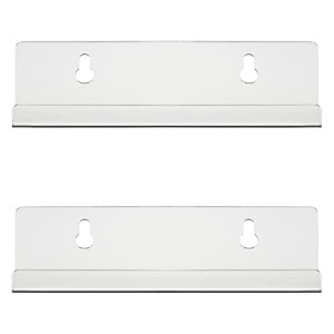 Okuna Outpost 6 Pack Clear Acrylic Shelf for Vinyl Record Display, Display Wall Shelves for Storage, Indoor Home Decor, 7 in.