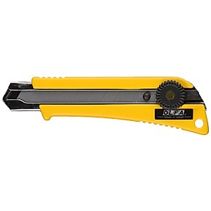 OLFA 5004 L-2 18mm Rubber Inset Heavy-Duty Utility Knife (2 Pack)