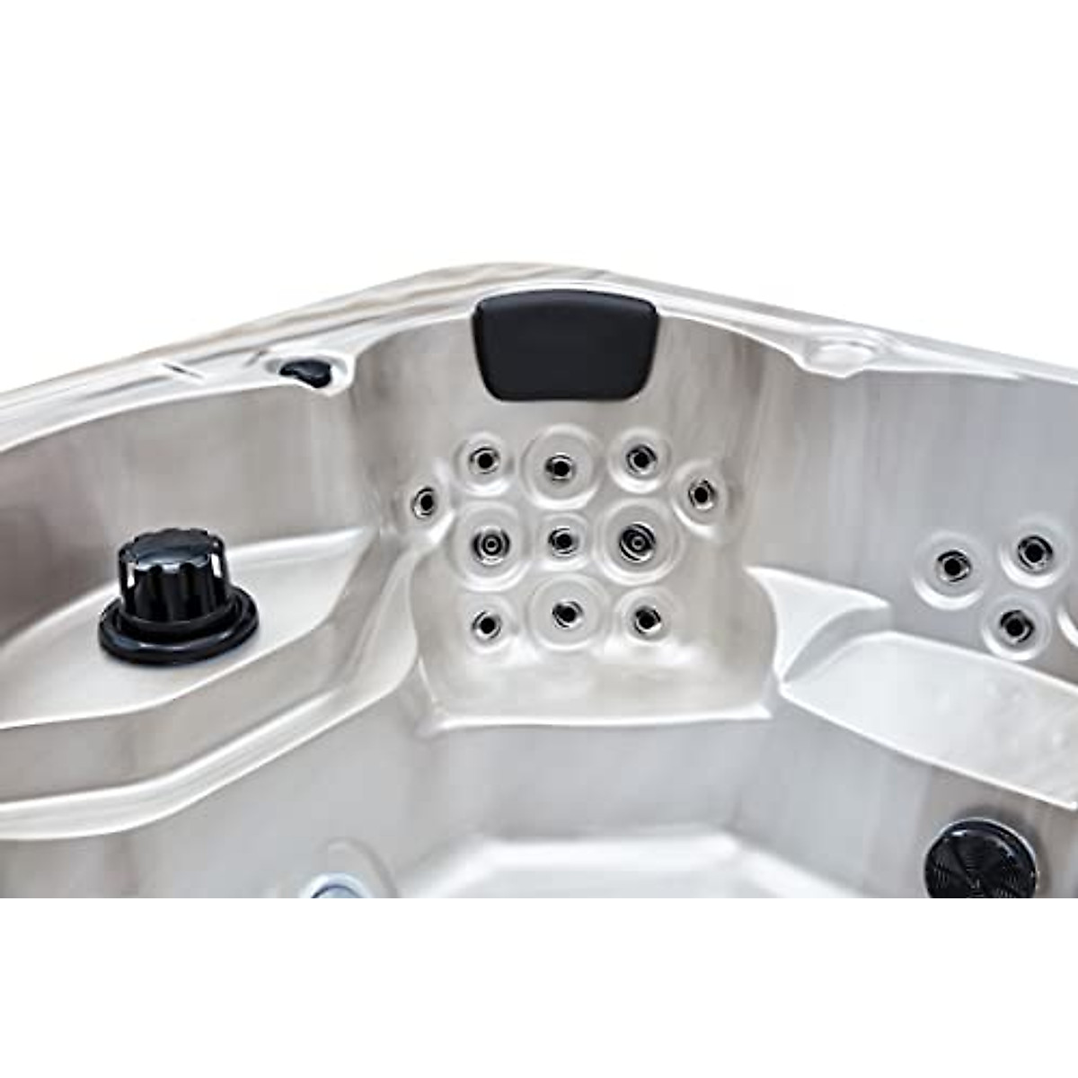Luxury Spas Versalles 7 Person Hot Tub in Cloud Gray with Bluetooth