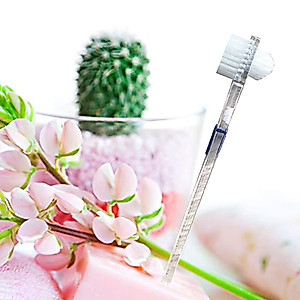 Brush Transparent Brush False Cleaning Brush Double-Sided Toothbrush Teeth Cleaning Tool