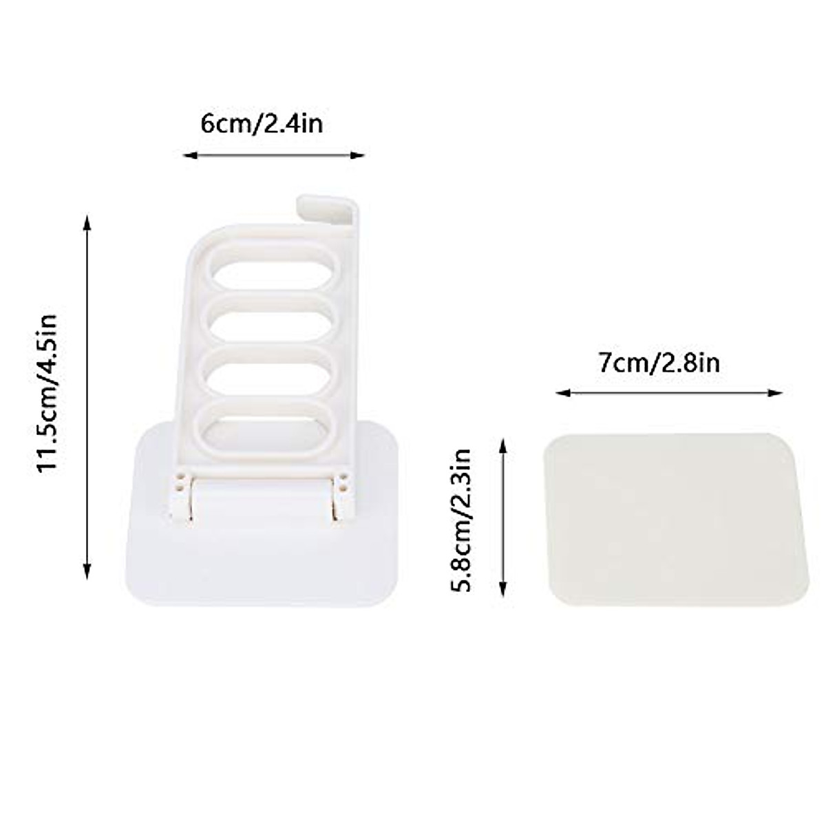 Tuzoo Laundry Rack, Adhesive Laundry Rack, Cloth Drying Rack Punch-Free Adhesive Laundry Rack for Home Door, Wall Bathroom(Beige)