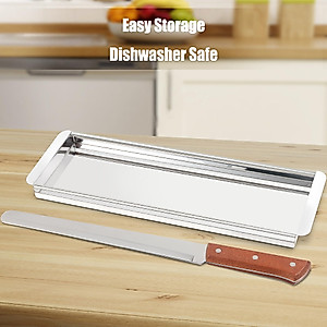 Beef Jerky Slicer Kit,Stainless Steel,Adjustable Thickness,Uniform Slices,Include Cutting Board & 14-Inch Slicing Knife,Beef Jerky Making Kit for Chefs & Home Kitchens