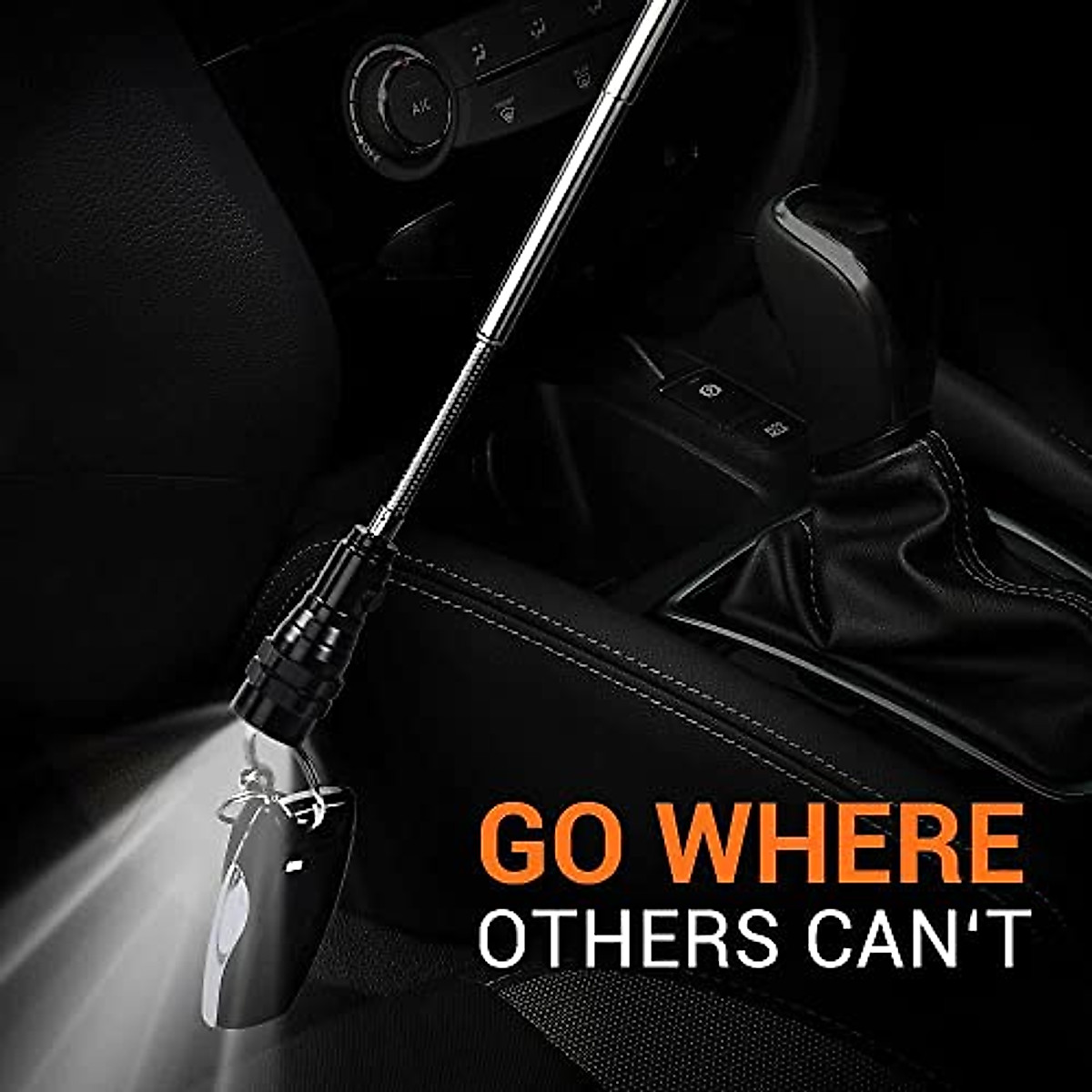 Gifts for Men Dad,Magnet Tool Telescoping Magnetic Pickup Light,22" Extending Magnet Stick Cool Tool Gadget for Men,Unique Birthday Gift for Men HIM,HER,Husband,Grandpa,Stuff for Hard to Reach Place