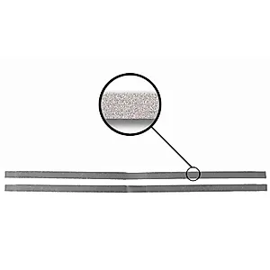 BELEON Dental Diamond Strips - Medium 5pcs 4mm x 145mm - Dental Stainless Steel Strips Abrasive for Contouring Teeth Sanding Strip Gross Reduction Polishing Teeth File Grinding Tooth Polisher