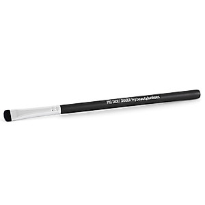 Smudge Makeup Brush Eye Shadow Brush - Short Shader Eyeshadow Smudger Tool, Small Flat Bristles for Blending Eyeliner Smokey Eye, Precision Cut Crease, Outer V, Corner Highlighter, Eyebrow Concealer