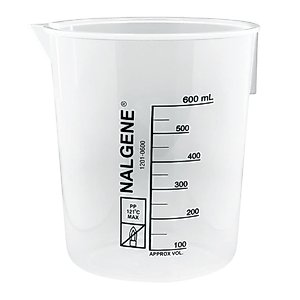 Nalgene Griffin Beaker, Low Form, Polypropylene, 600 Ml
