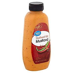 🌵🏜️ Southwest 🔥🌶️ Hot Mustard 🌭 All Natural 🍔 Kosher 🥪 One 12 Oz (340g) Bottle 📦 1 Pack 🇺🇸