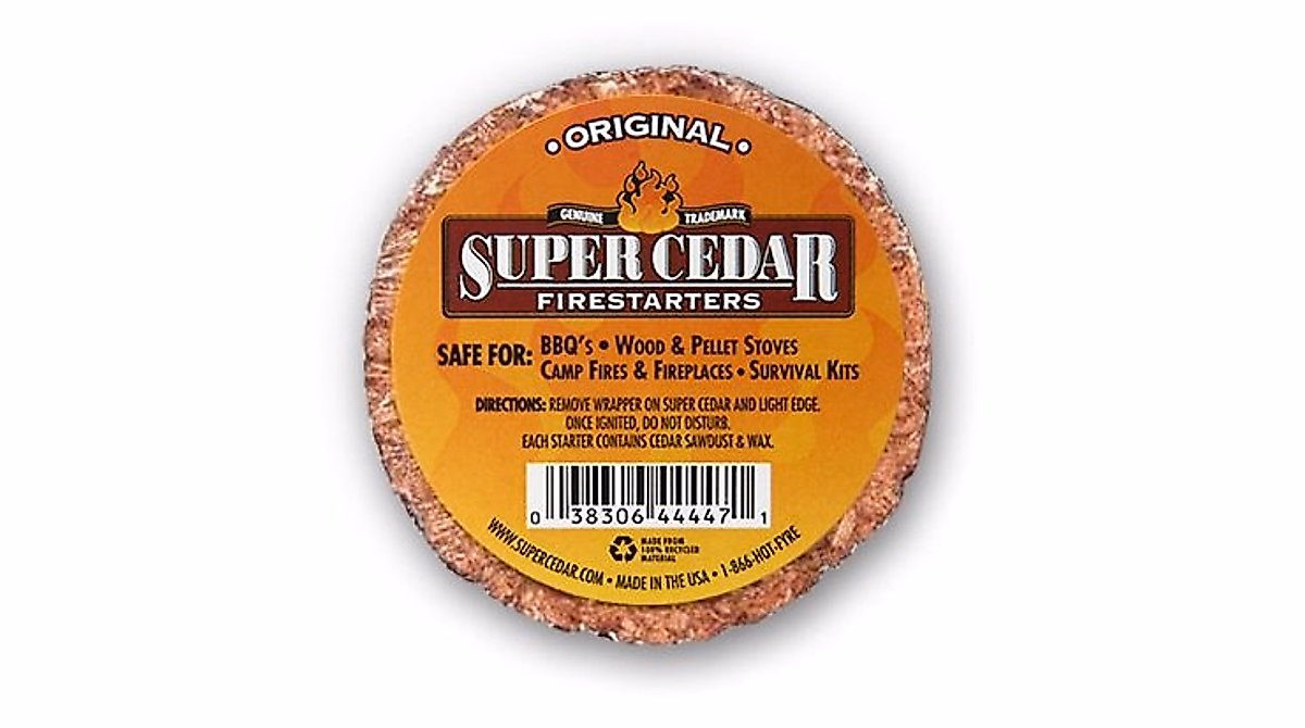 SUPER CEDAR FIRESTARTERS: 100 Eco-Friendly Units