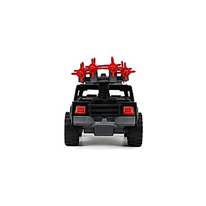 Jada Toys G.I. Joe 1:32 Stinger Die-cast Car with 1.65" Cobra Commander Figure, Toys for Kids and Adults,Grey