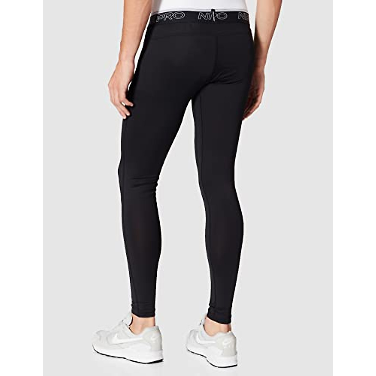 Nike Pro Dri-FIT Men's Tights(Black/White, Medium)