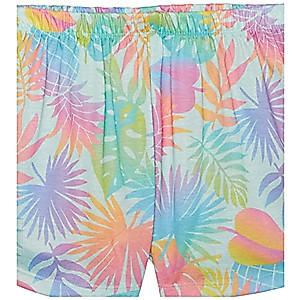 The Children's Place Girls' Sleeveless Tank Top and Shorts 2 Piece Pajama Set, Vacay Vibes